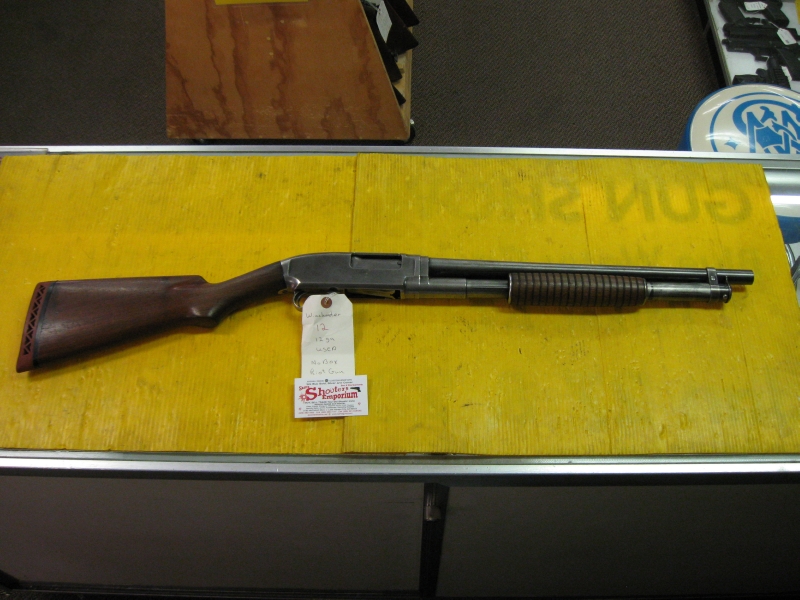 Winchester Model 12 12ga Winchester Mod 12, 12ga Pump Riot Gun (A7596 ...
