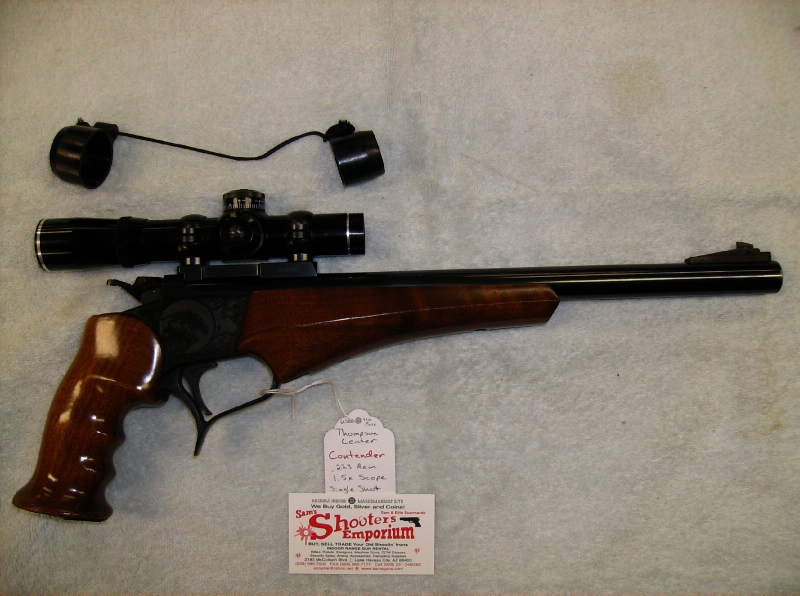 Thompson / Center Arms Contender .223 Rem W/Scope Used (A8121-11) For ...