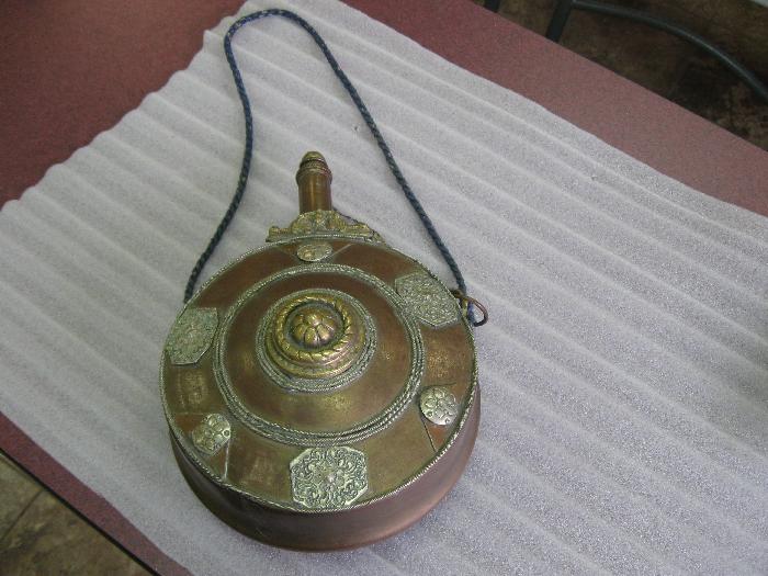 Arabic Antique Powder Flask (4308) For Sale at GunAuction.com - 10687055