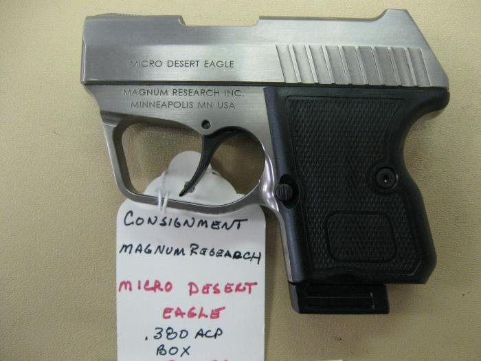 Magnum Research, Inc. Magnum Research Micro Eagle .380acp (A4482-09 ...