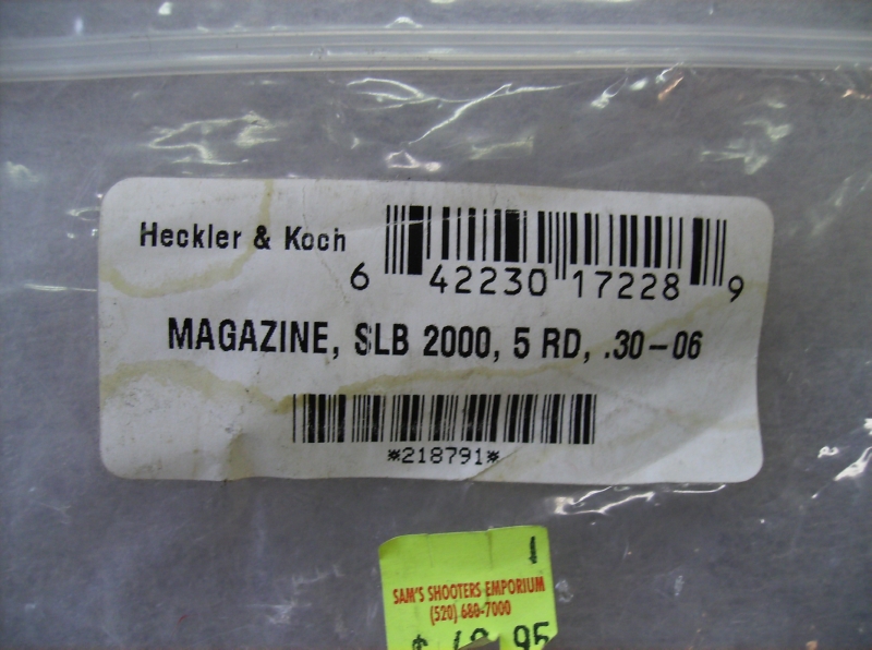 Heckler & Koch Slb 2000, 30-06, 5 Round Magazine For Sale at GunAuction ...