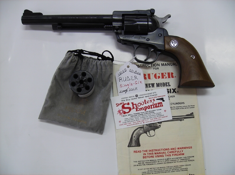 Ruger Single Six .22 Lr/M Cylinders (A9351-12) For Sale at GunAuction ...