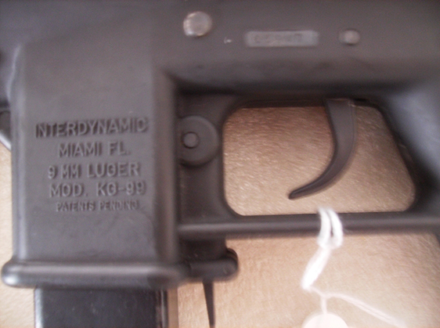 Interdynamics Of America Interdynamic Kg-99 9mm (B1289-13) For Sale at ...