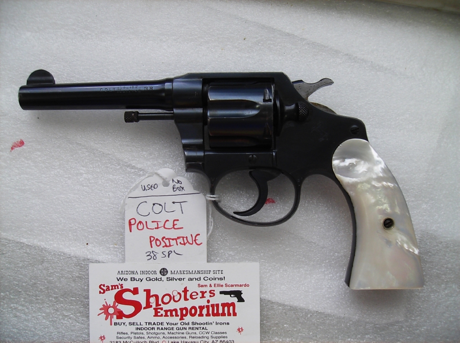 Colts Patents Arms Manufacturing Company Colt Police Positive 38 New ...