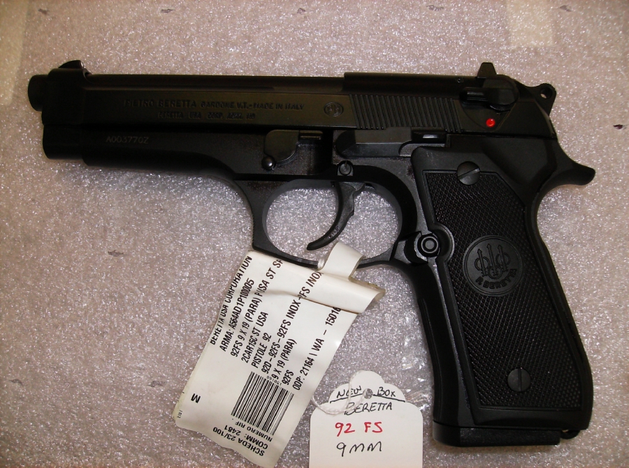Beretta, Pietro Beretta 92fs 9mm 2 Mags (B0615-13) For Sale at ...