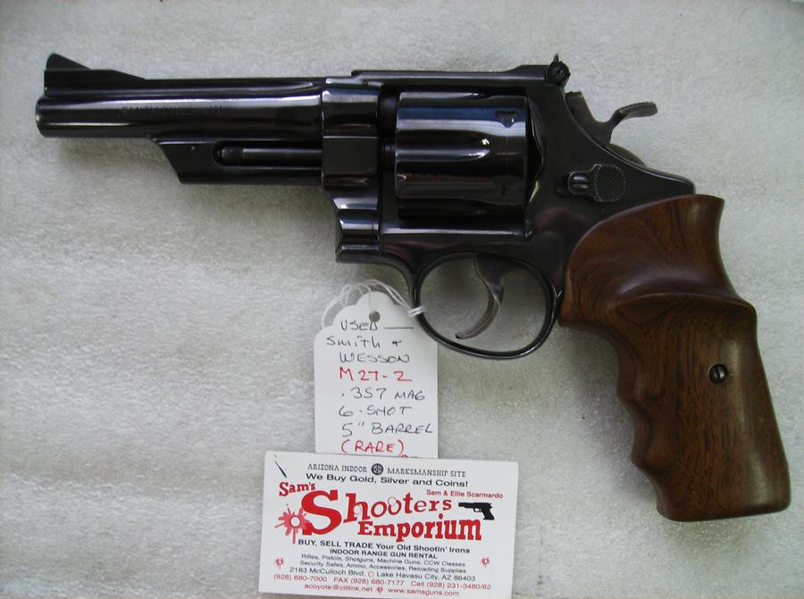 Smith & Wesson M27-2 .357 Mag 5` ( ) (B1729-14) For Sale at GunAuction ...