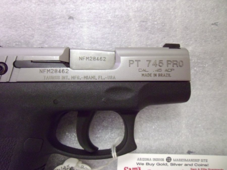 Taurus Millennium Pt745 Pro 45acp.(A9946-13) For Sale at GunAuction.com ...