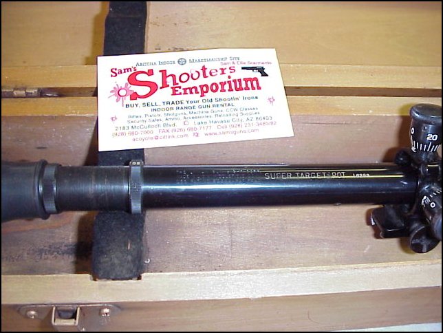 Lyman Super Targetspot Scope 20x W/ Wood Box For Sale at GunAuction.com ...