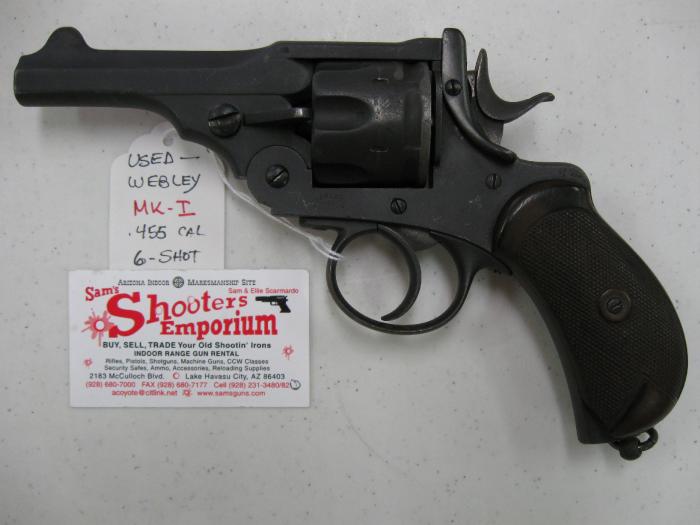 Webley Mki .455 Cal 6 Shot (A3156-08) For Sale at GunAuction.com - 8899680