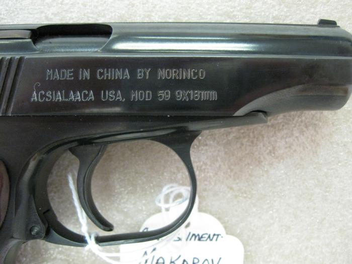 Norinco Makarov Model 59 9x18 Box, 2 Mags (A4161-09) For Sale at ...