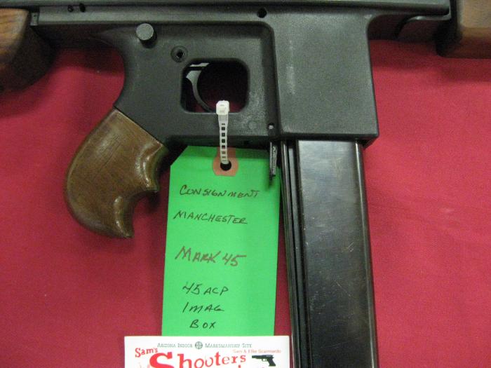 Manchester Arms Inc. Tenn. U.S Commando Mark-45 Tommy Gun .45 Acp ...