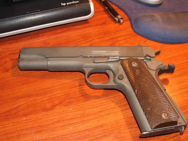 Remington Rand / Ithaca Model 1911-A1, Military Issue, .45 Acp. 1945 ...