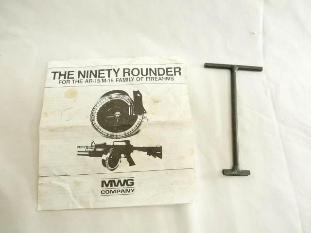 Ninety Rounder Drum Mag For Ar15 Mwg 90 Rd 5.56 For Sale at GunAuction ...