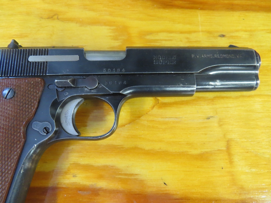 Star - Spanish EIBAR Pistol 9mm SA ELBAR 9X19 SUPER B - Picture 5