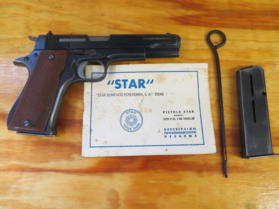 Star Model Super B 9mm Sa 1911 Style Super-B Eibar For Sale at ...