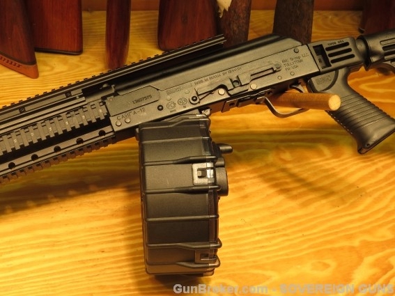 Rws New Custom Saiga 12 Gauge Shotgun With Drum 12 Ga For Sale at ...