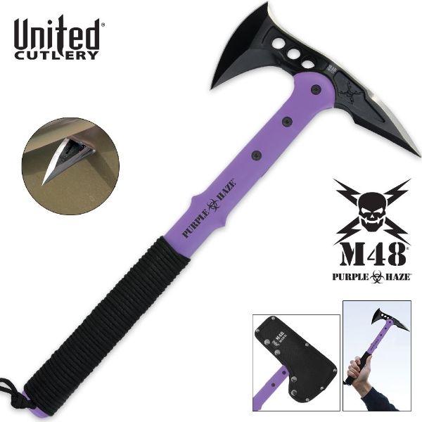 M48 Purple Haze Tactical Tomahawk Axe W Snap On Sh For Sale at ...