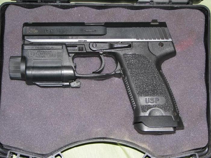 Hk Usp-9 Pistol, Night Sights, Tactical Light, 18 Rnd For Sale at ...
