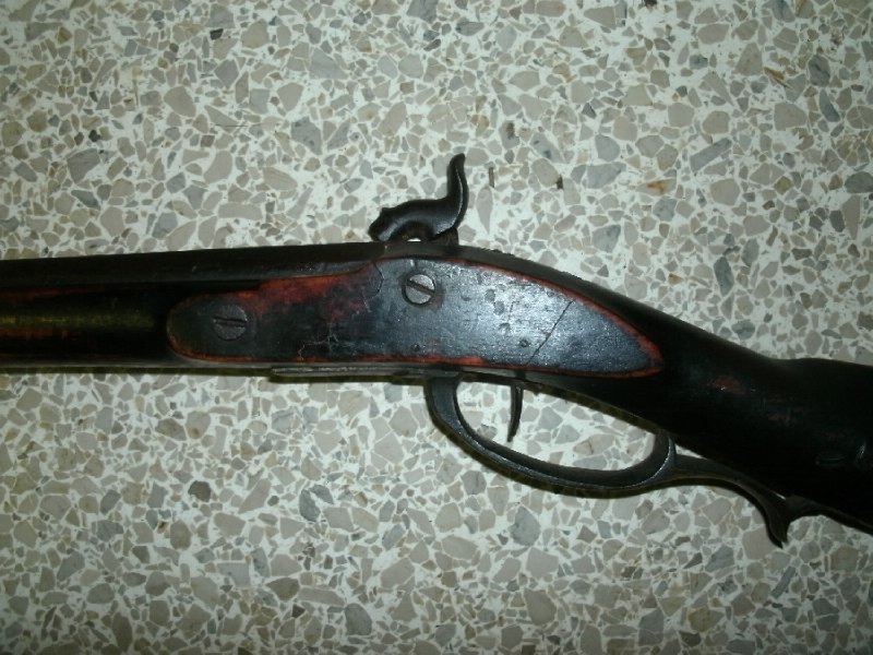 W. Wells & Bros. Madison, Ind. 1800s Boys Fullstock Long Rifle .36 Cal ...