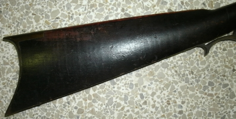 W. Wells & Bros. Madison, Ind. 1800s Boys Fullstock Long Rifle .36 Cal ...