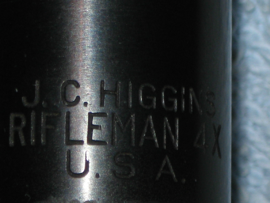 Vintage J.C.Higgins Rifleman 4x Scope (1950`S) For Sale at GunAuction ...