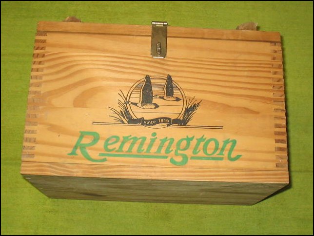 Remington Wooden Ammo Box For Sale at GunAuction.com - 7663125