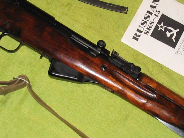 Russian Sks Star 1954r Scarce Russian 7.62x39 Sks W/Folding Blade ...