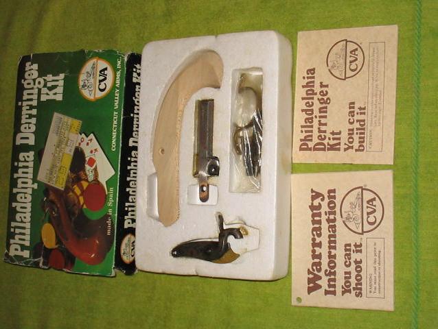 Cva Philadelphia Derringer Kit .45 Cal.(1980) For Sale at GunAuction ...