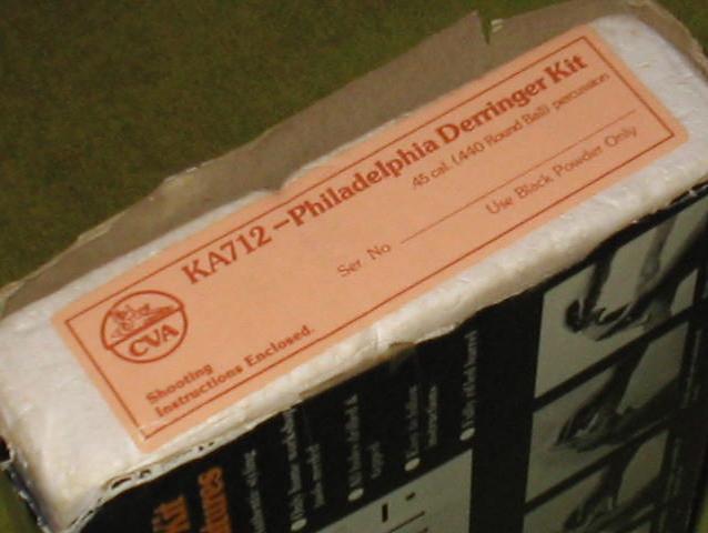 Cva Philadelphia Derringer Kit .45 Cal.(1980) For Sale at GunAuction ...