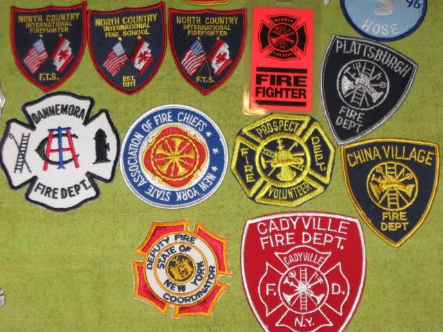 Collection Of Fireman Patches, Badges And Pins For Sale at GunAuction ...