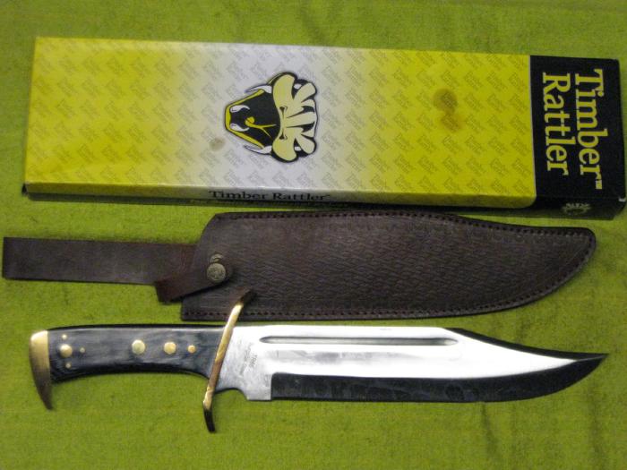 Timber Rattler Tr65 "Outlaw" Bowie Knife For Sale at GunAuction.com ...