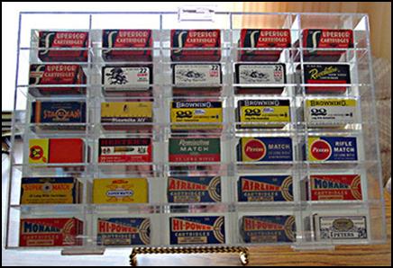 Display Case For .22 Collectible Ammo Boxes For Sale at GunAuction.com ...