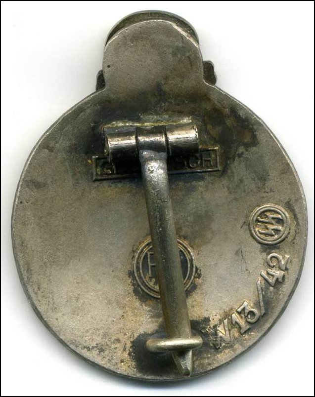 Nazi Waffen Ss Black Corps Pin W/ Skull & Logo For Sale at GunAuction ...