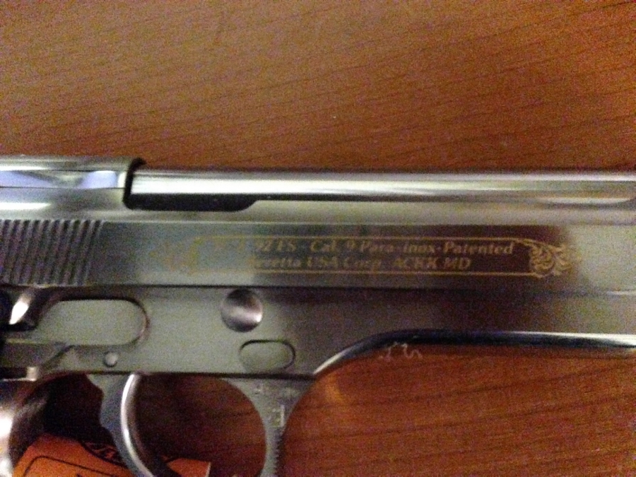 Beretta 92 Fs Stainless Golden For Sale at GunAuction.com - 11723095