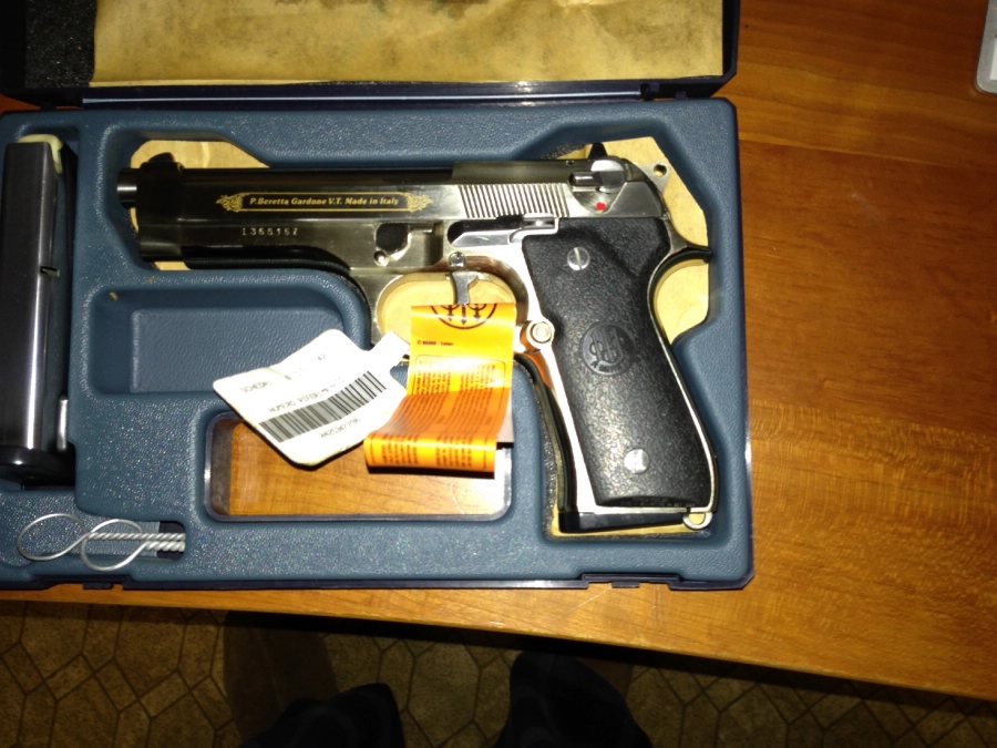 Beretta 92fs Golden Stainless For Sale at GunAuction.com - 11749679
