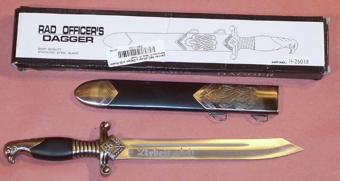 Reproduction Rad Officers Dagger. For Sale at GunAuction.com - 8975894