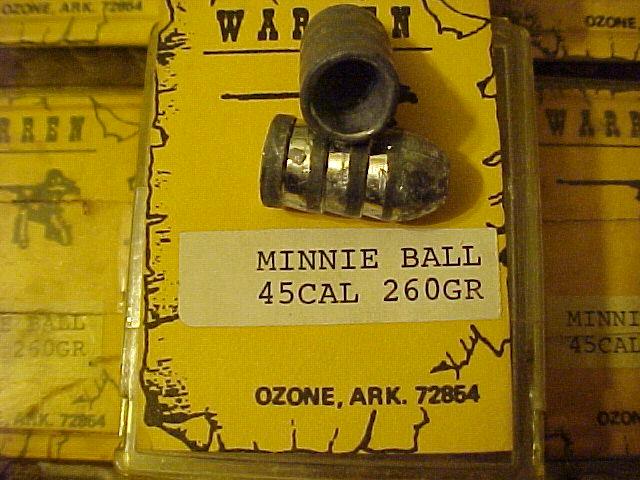 220 Warren 45 Cal Minnie Ball 260 Gr Bullets For Sale at GunAuction.com ...