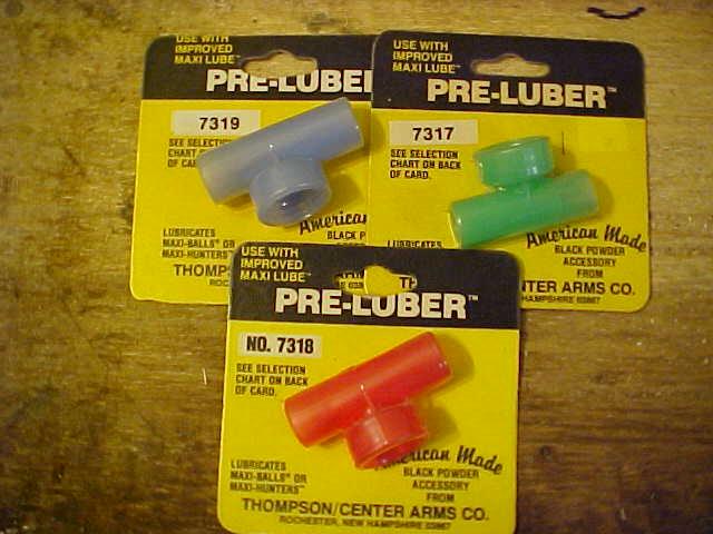 3 Thompson Center T/C Pre-Luber 54, 50, 45 Nos For Sale at GunAuction ...