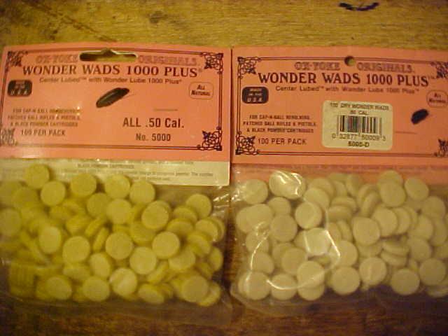 200 Wonder Wads For 50 Cal For Sale at GunAuction.com - 9792647