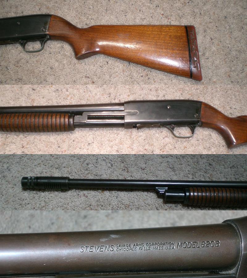 Stevens 820b Pump Shotgun For Sale at GunAuction.com - 13338988