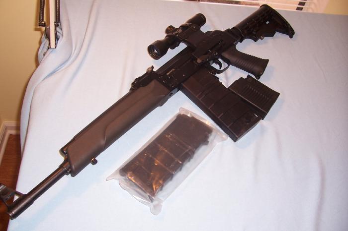 Russian Izhmash Saiga 308 W/Multiposition Stock And 3 Mags. For Sale at ...