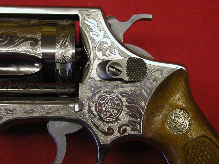 Smith & Wesson Model 60 Engraved Stainless 2 Inch Barrel For Sale at ...