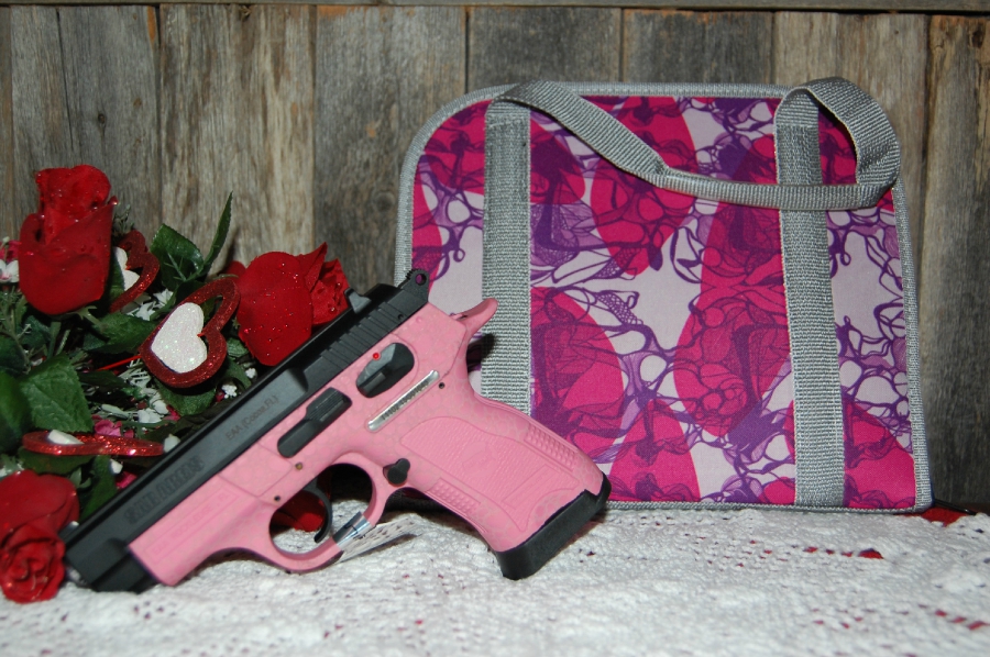 Eaa/Witness/Sar B6p Pink Polymer Frame W/ Laser Etched Hearts 9mm 9mm ...