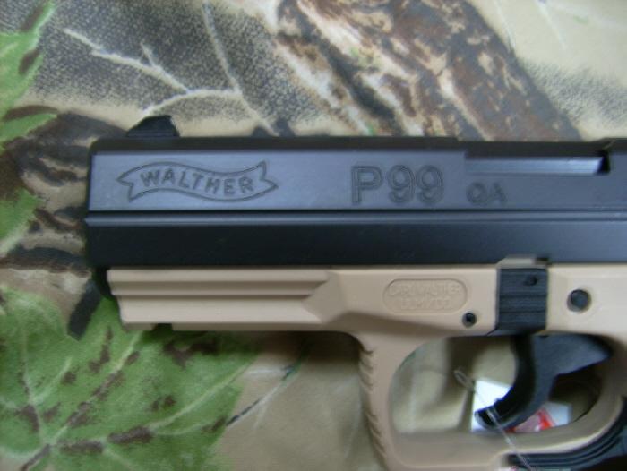 Walther P99 - 40 Cal - Desert Tan Frame - Nib Low Price For Sale at ...