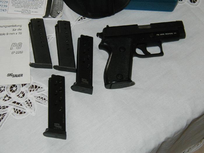 Sig Sauer Sig P5/225 Military Pistol Combo In 9mm For Sale at ...