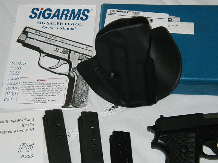 Sig Sauer Sig P5/225 Military Pistol Combo In 9mm For Sale at ...