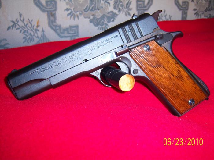 Argentine BALLESTER MOLINA AIR FORCE MARKED .45ACP