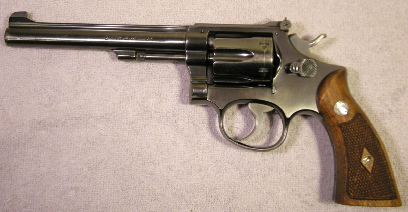 Smith & Wesson S&W K22 Masterpiece Pre17 5 Screw .22 6inch Blue For ...