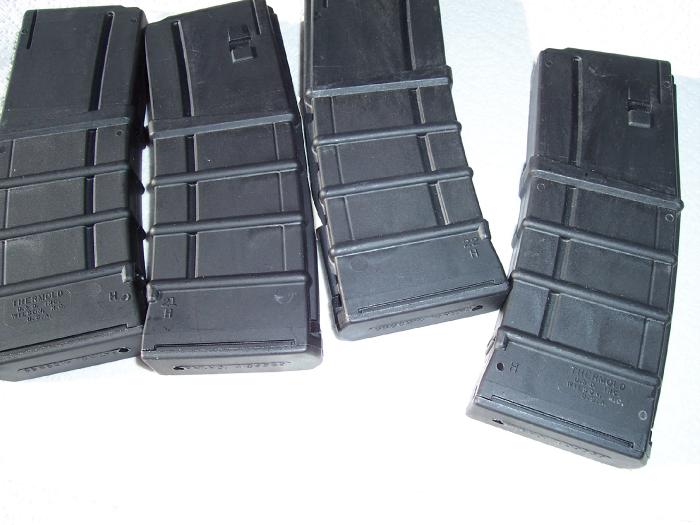 4 Thermold 30 rd AR-15 / M16 Magazines - NOT LEO