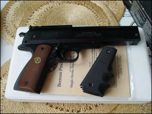 Beeman P2 .177cal.Pistol W/Houge Grips-Nice For Sale at GunAuction.com ...